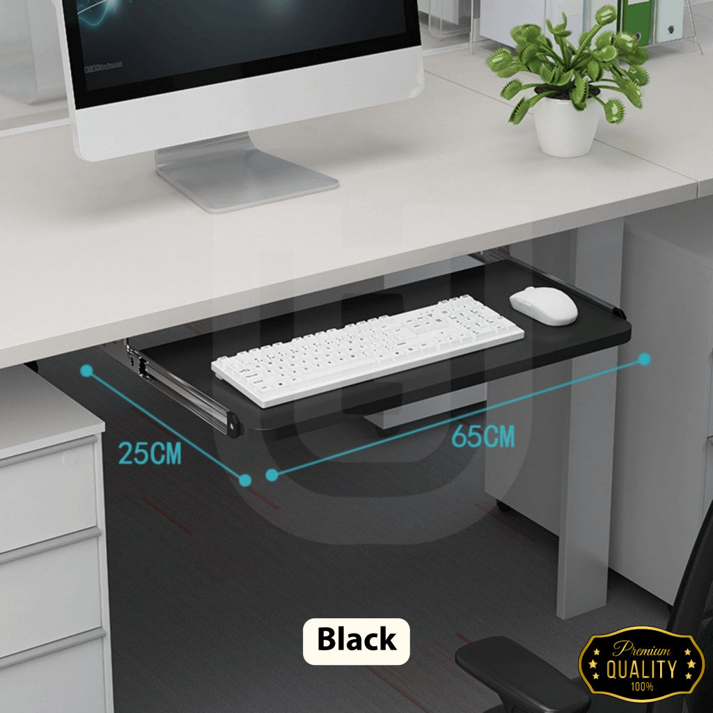 UGL Sliding Keyboard Drawer Keyboard Tray Under Table Keyboard Holder ...